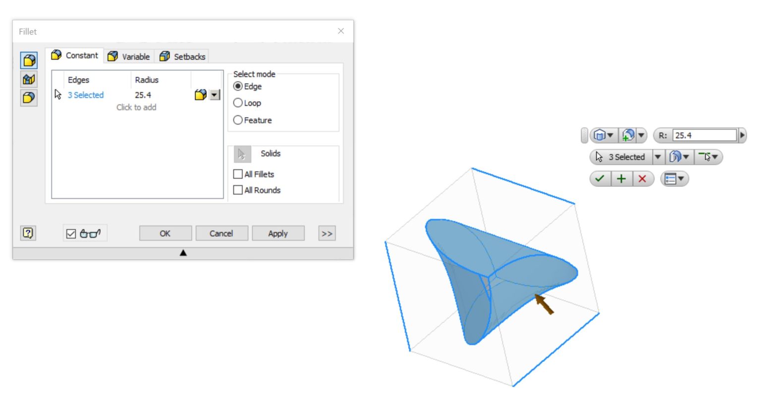 How to model a 3 sided die in Inventor - Annabelle's Workshop